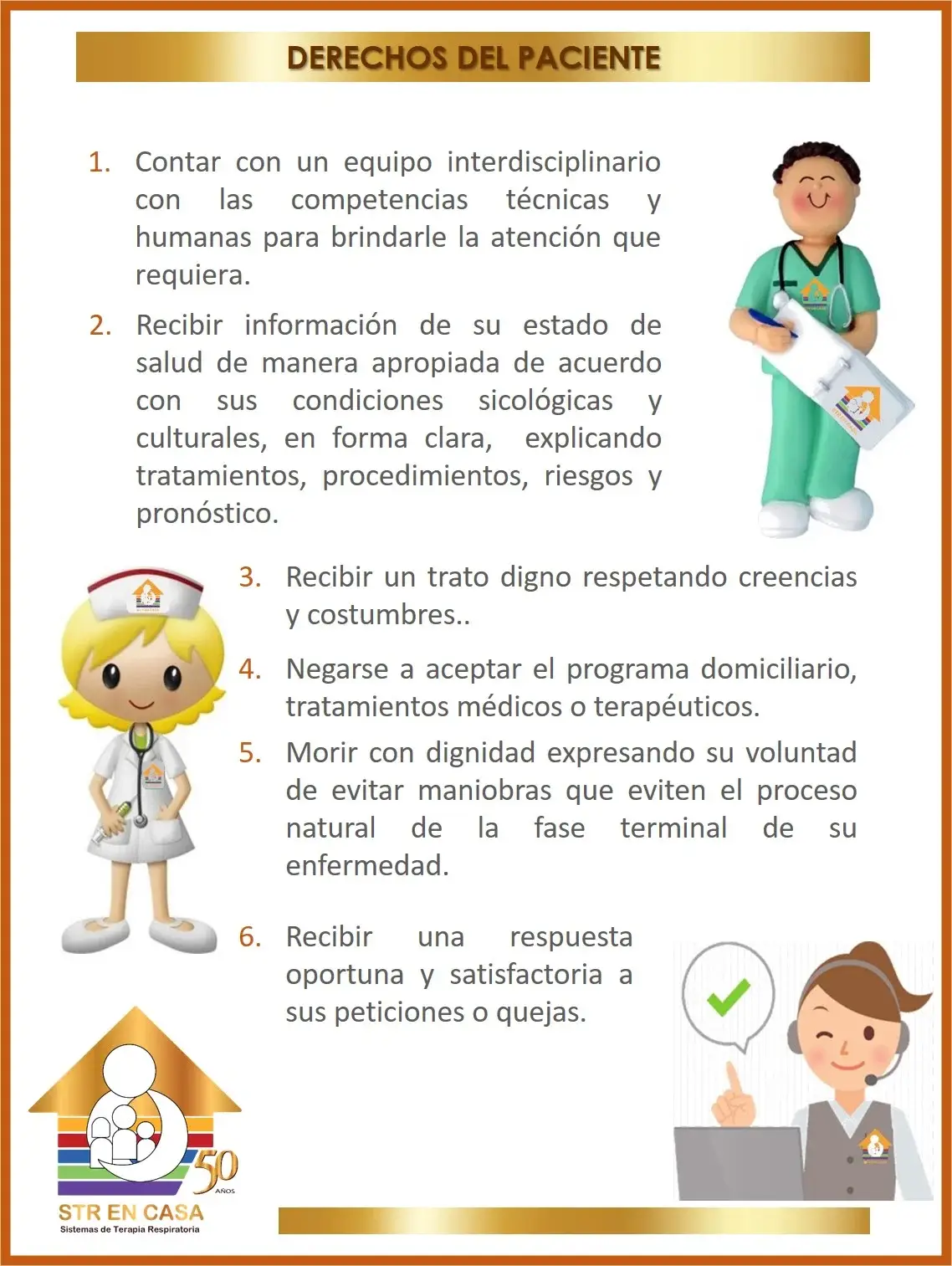 Derechos y Deberes del paciente – Sistemas de Terapia Respiratoria S.A.S